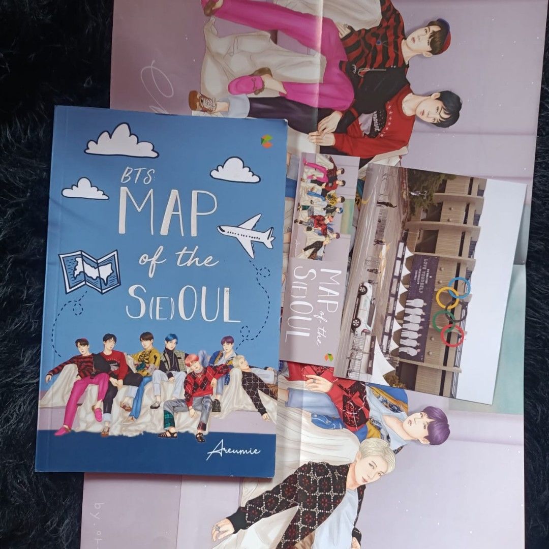 Buku KPop BTS Map of The Seoul & BTS For You Original, Buku & Alat ...