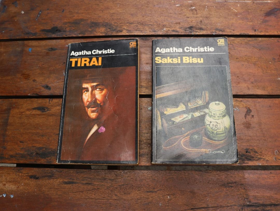 Buku Karya Penulis Detektif Terbaik/Buku Tirai dan Saksi Bisu-Agatha ...