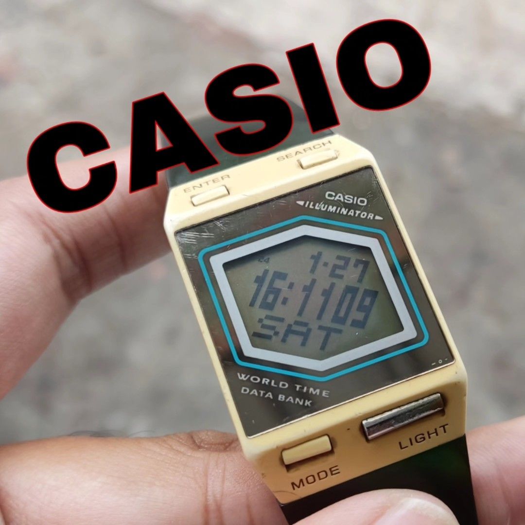Casio Vintage Film Watch Normal second, Fesyen Pria, Jam Tangan di ...