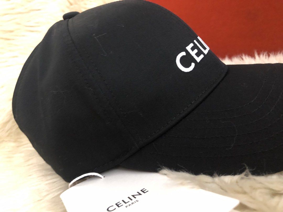 C’eline basebal cap in Black, Women's Fashion, Watches & Accessories ...