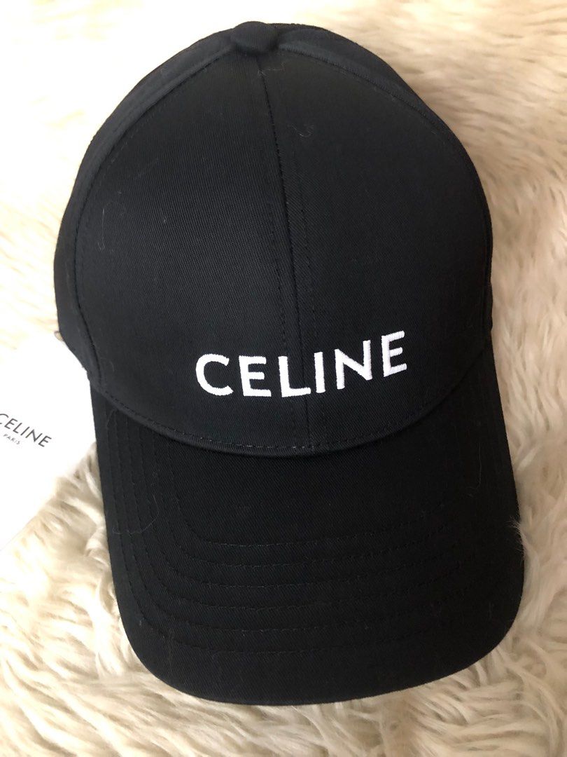 C’eline basebal cap in Black, Women's Fashion, Watches & Accessories ...