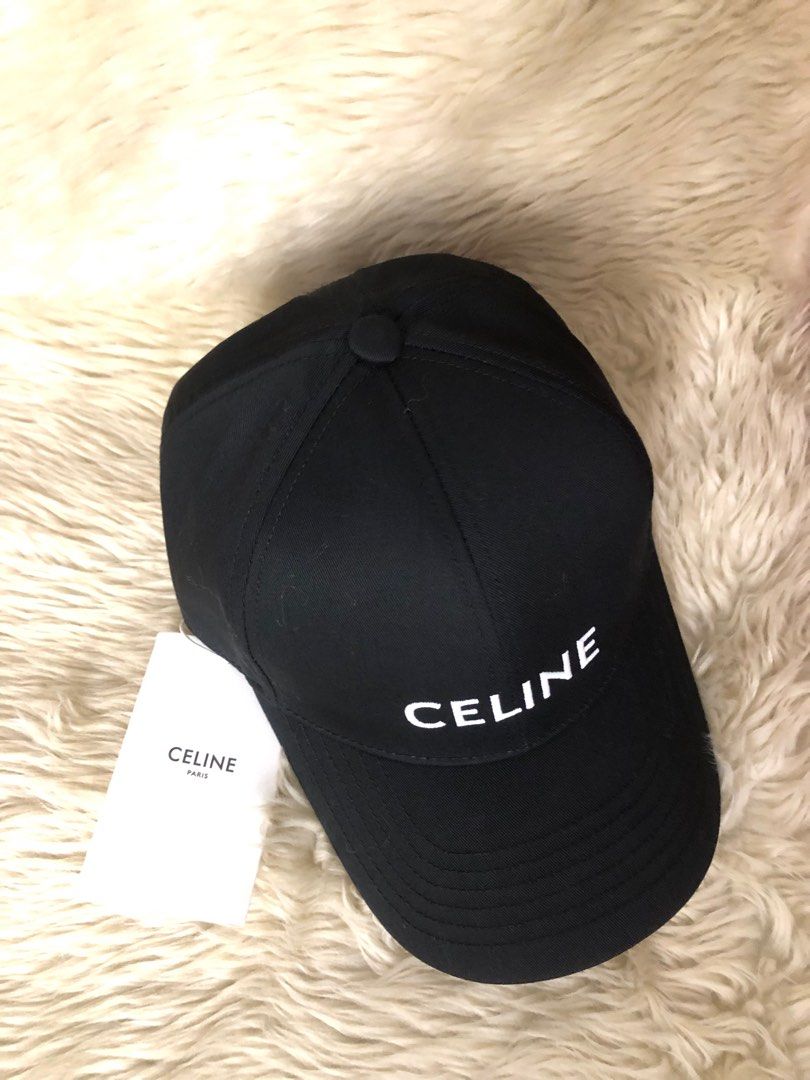 C’eline basebal cap in Black, Women's Fashion, Watches & Accessories ...