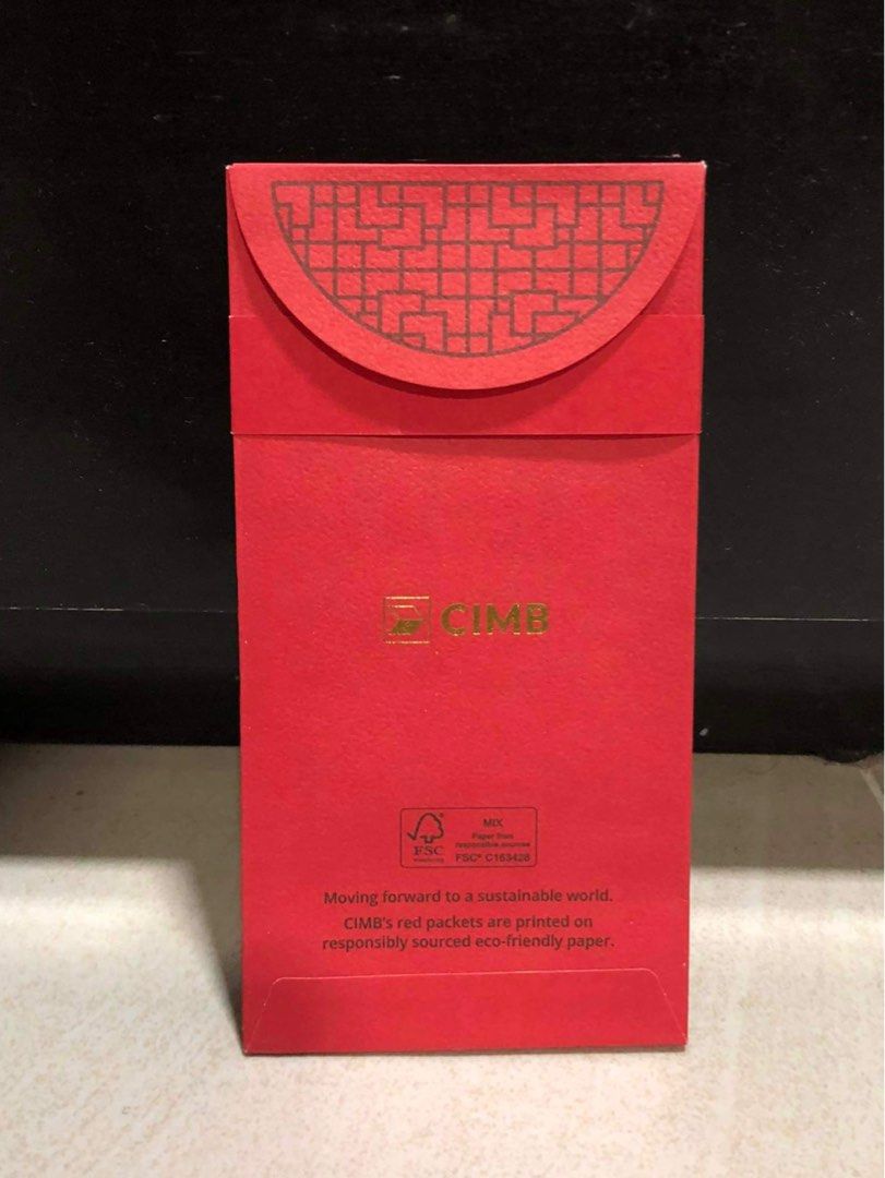 CIMB Red Packet CNY Red Packet, Hobbies & Toys, Stationery & Craft ...