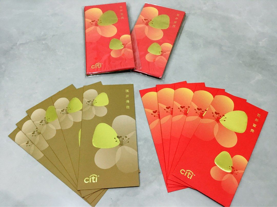Citibank 2024 CNY Ang Pow Red Packet Hong Bao Year of the Dragon on ...