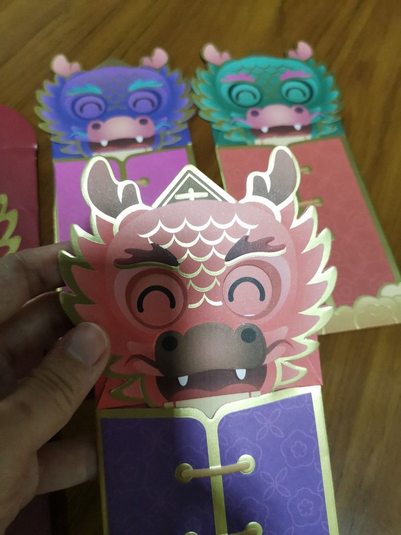 Collectible CNY Dragon Red packets/Ang pow 2024, Hobbies & Toys ...