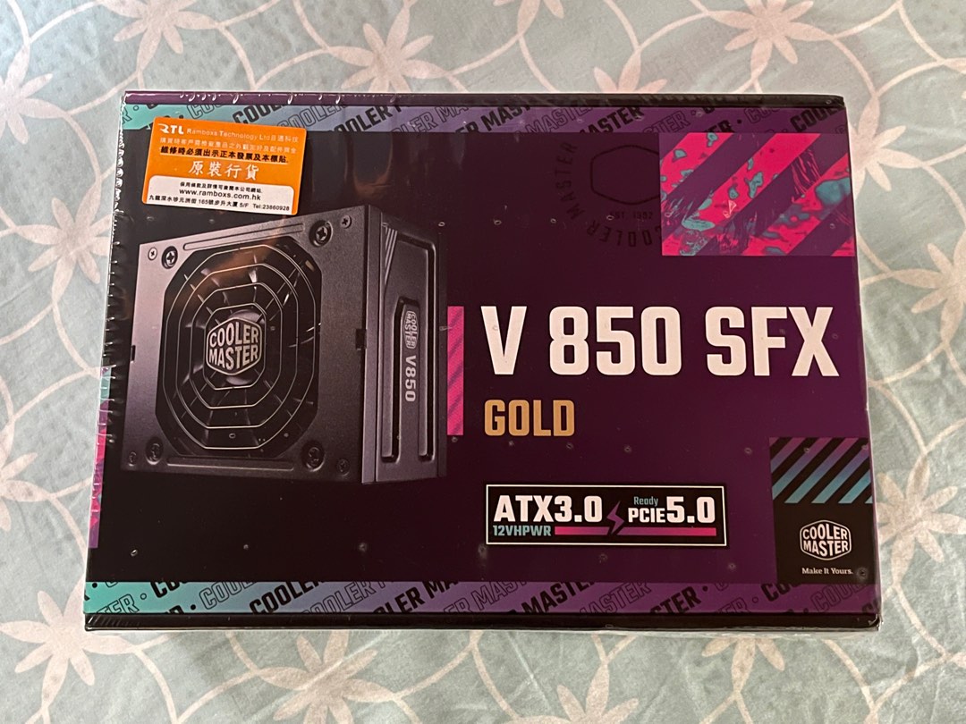 Cooler Master V850/850W Fully-Modular ATX 3.0 SFX Power Supply (black ...