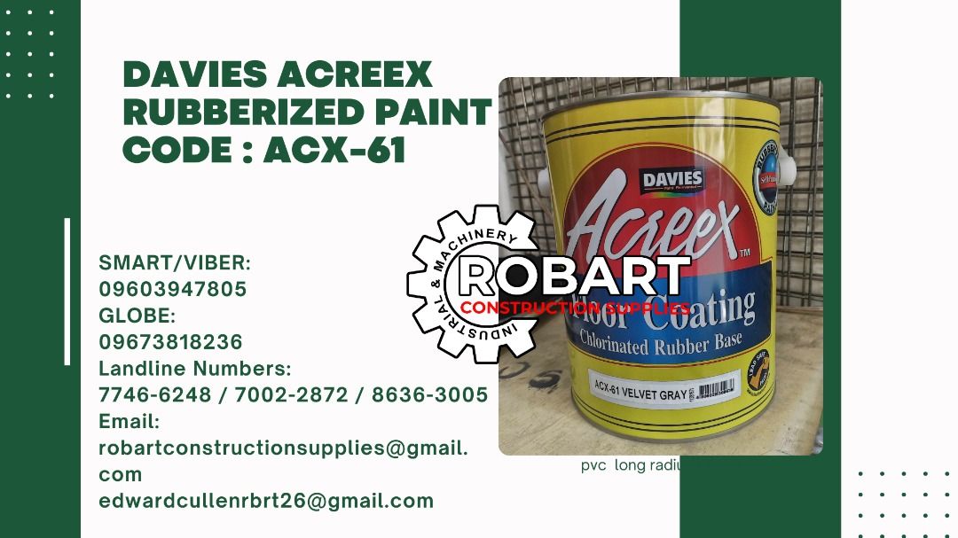 Davies acreex rubberized paint velvet gray, Commercial & Industrial ...
