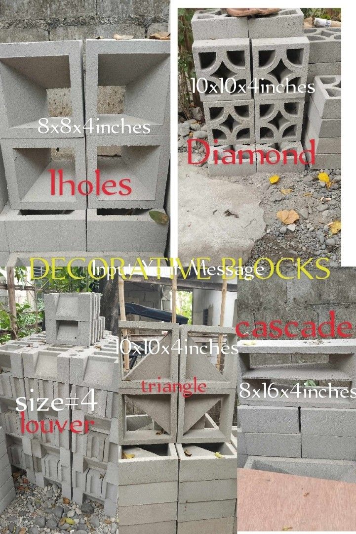 Decorative blocks, Commercial & Industrial, Construction & Building ...