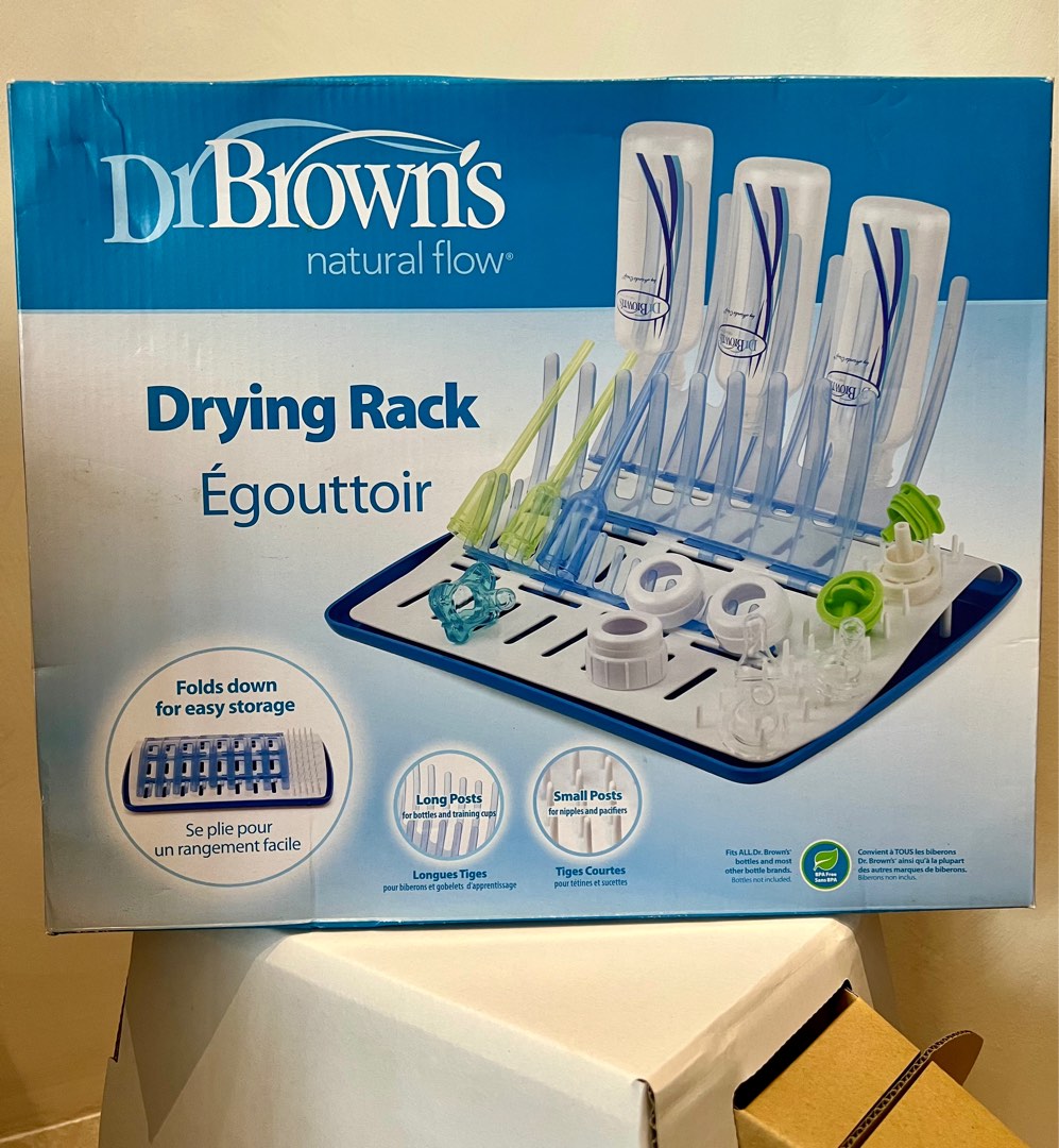 Dr Brown’s natural flow drying rack, Babies & Kids, Baby Nursery & Kids ...