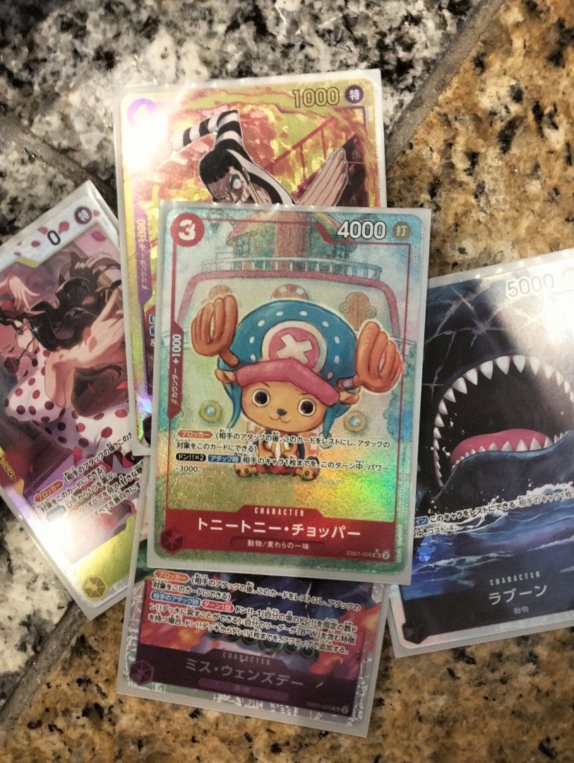 Eb-01 one piece tcg Tony chopper AA on Carousell