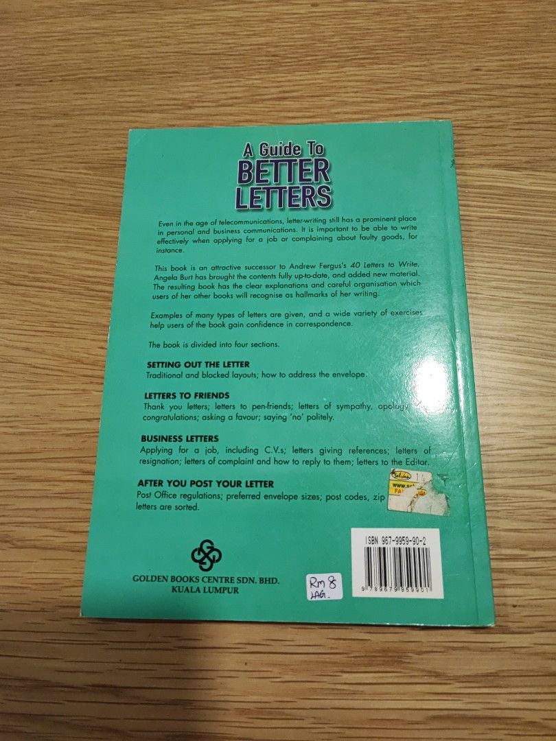 (ENG) A Guide To Better Letters, Hobbies & Toys, Books & Magazines ...