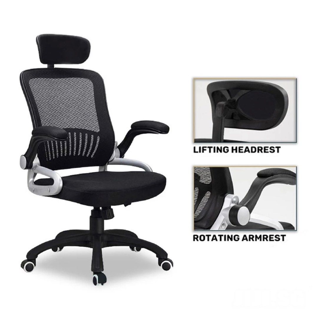 Ergonomic Armrest Chair | Made for Study and Work | Lean Back Office ...