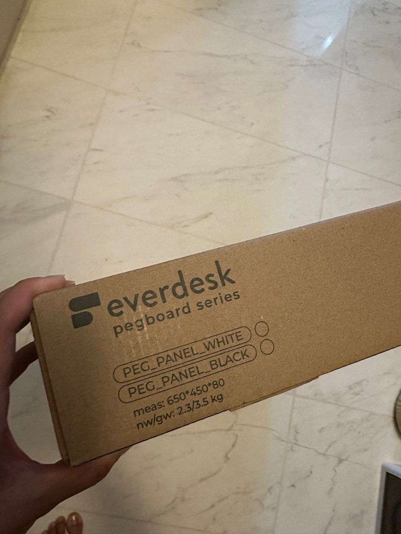 Everdesk pegboard (black), Computers & Tech, Office & Business ...