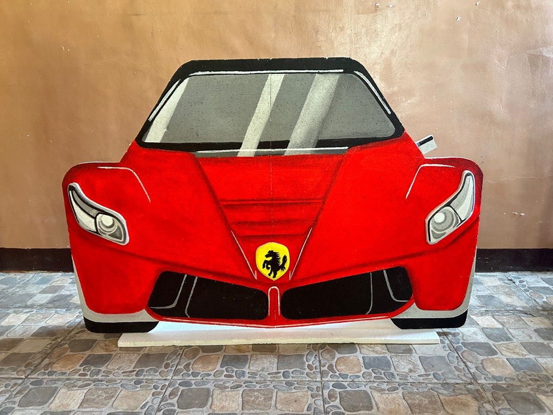 FERRARI / CARS THEME BACKDROP, Hobbies & Toys, Stationary & Craft ...