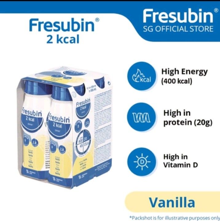Fresubin 2Kcal Vanilla 200ml, Health & Nutrition, Health Supplements ...