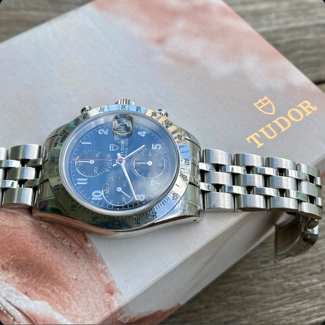 (Full set/Serviced) Tudor Prince Date TIGER Chronograph, Luxury ...