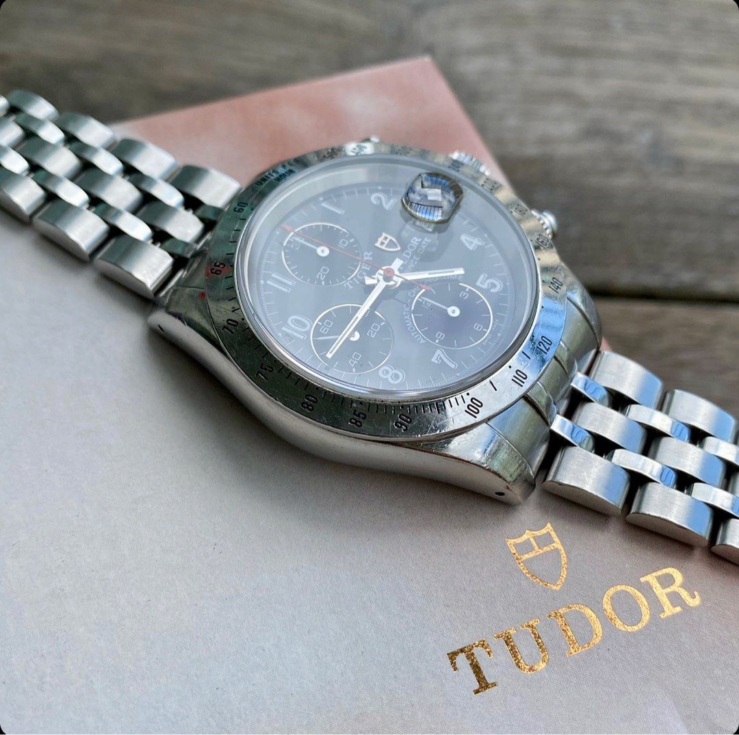 (Full set/Serviced) Tudor Prince Date TIGER Chronograph, Luxury ...