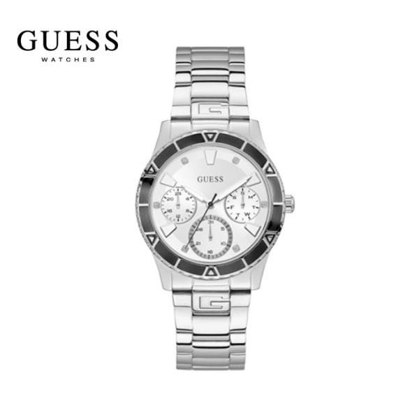 Guess Womens Analogue Classic Quartz Watch with Stainless Steel Strap ...