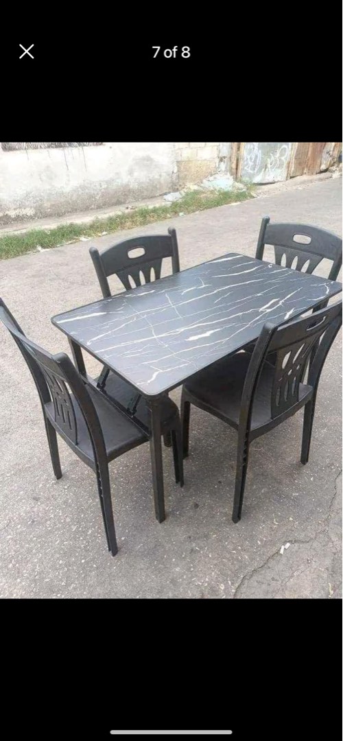 Hampas chair plus folding table sale, Furniture & Home Living ...