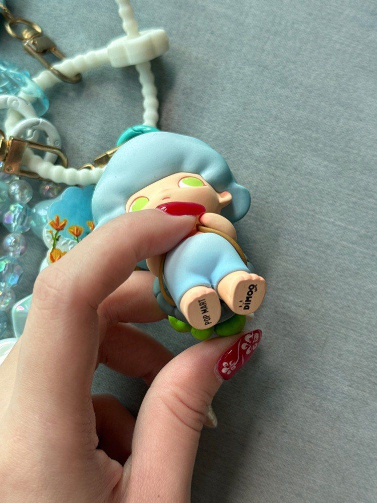 Handmade dimoo pop mart keychain, Hobbies & Toys, Toys & Games on Carousell