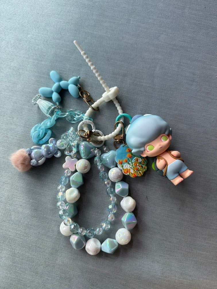 Handmade dimoo pop mart keychain, Hobbies & Toys, Toys & Games on Carousell