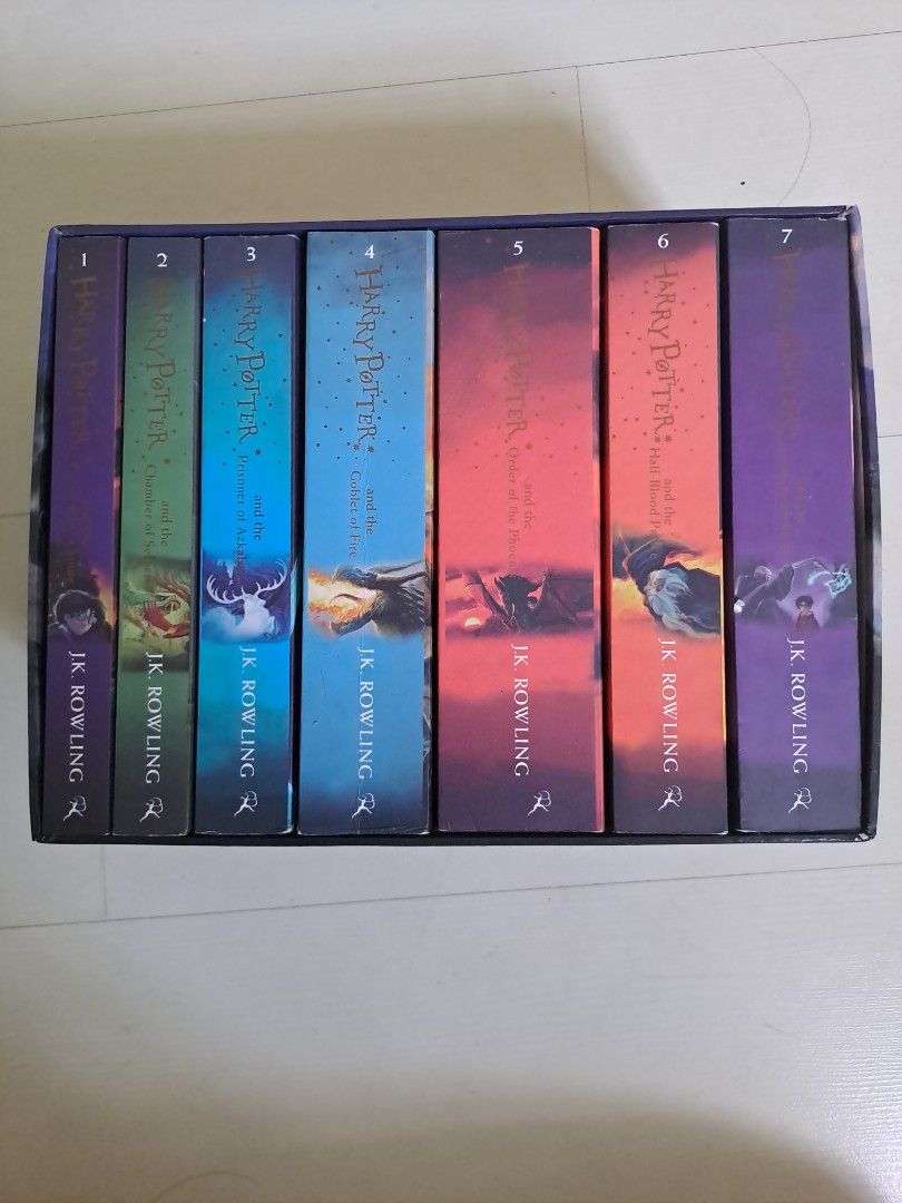 Harry Potter complete books 1-7 collection, Hobbies & Toys, Books ...