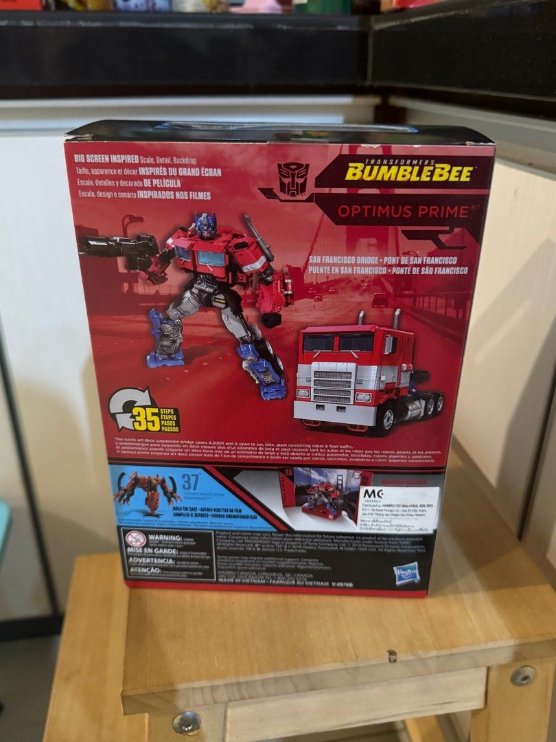 hasbro transformers studio series ss38 voyager optimus prime bumblebee ...