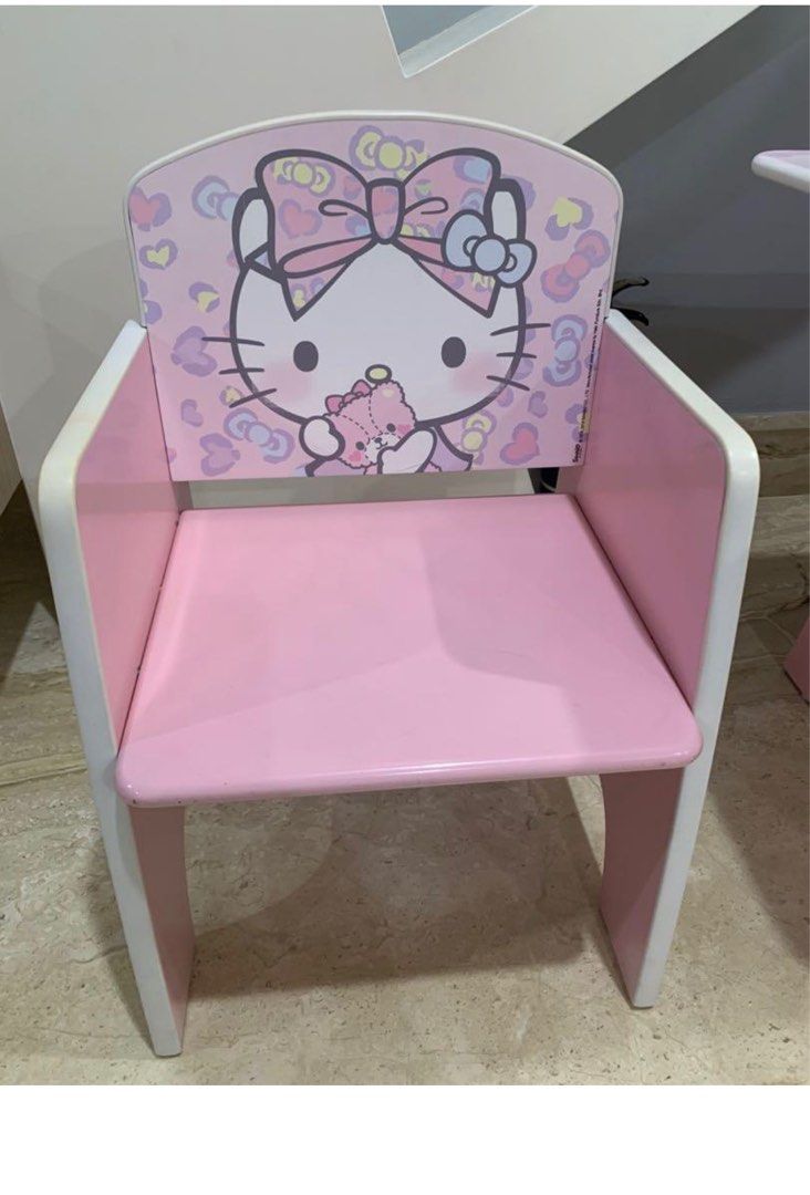 Hello Kitty Table set, Furniture & Home Living, Furniture, Tables ...