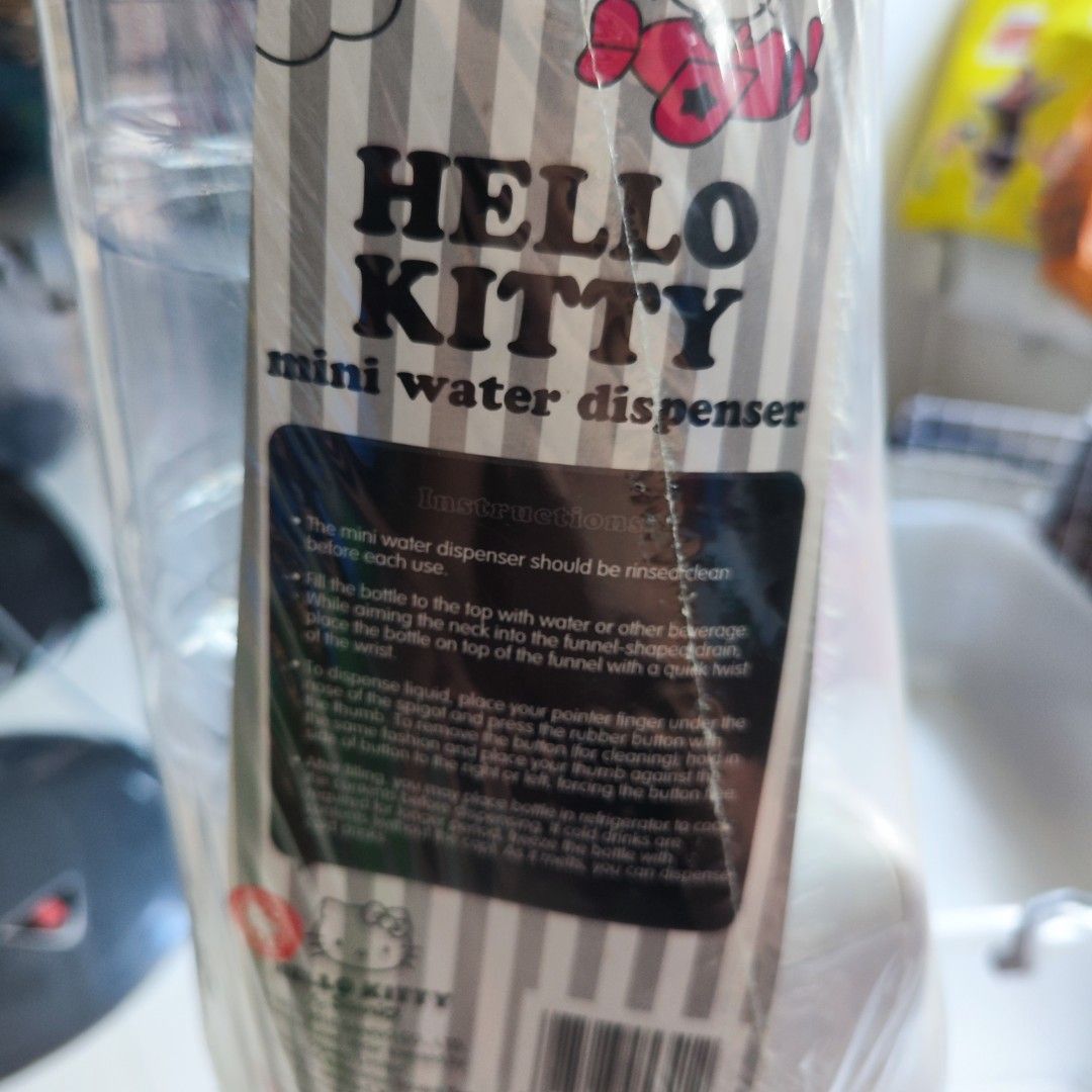 Hello Kitty Water Dispenser, Furniture & Home Living, Kitchenware ...