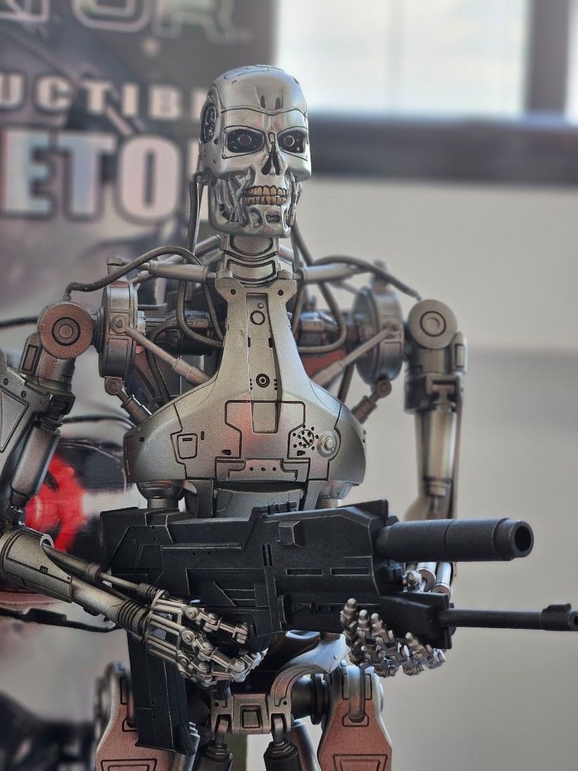 Hot Toys 1/6 MMS33 The Terminator T-800 Indestructible Endoskeleton ...