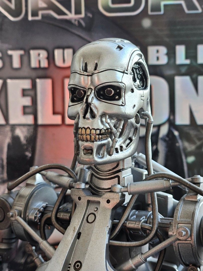 Hot Toys 1/6 MMS33 The Terminator T-800 Indestructible Endoskeleton ...