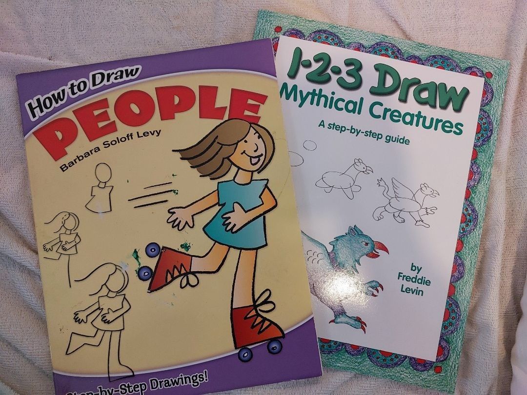 How To Draw Guide Books for Kids (People and Mythical Creatures ...