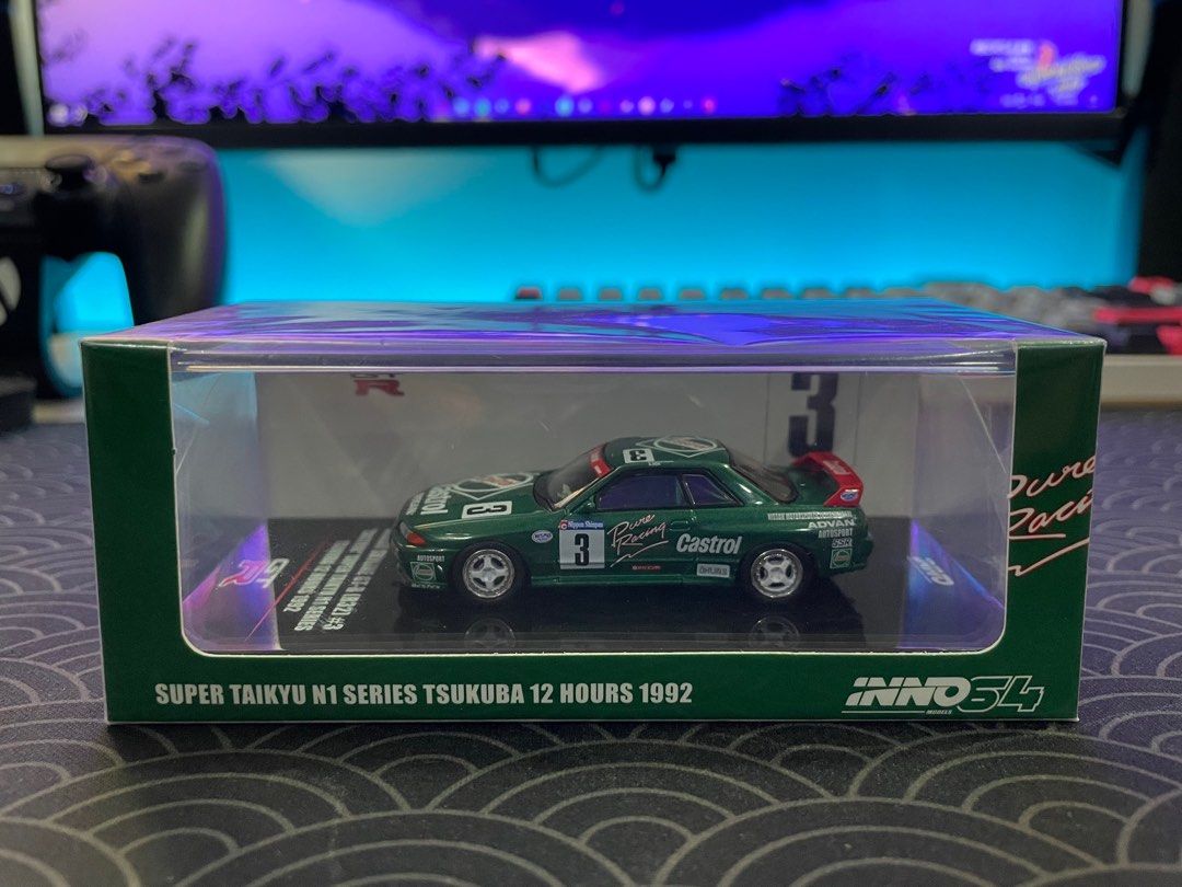 INNO MODELS INNO64 1/64 NISSAN SKYLINE GT-R R32 #3 CASTROL, Hobbies ...