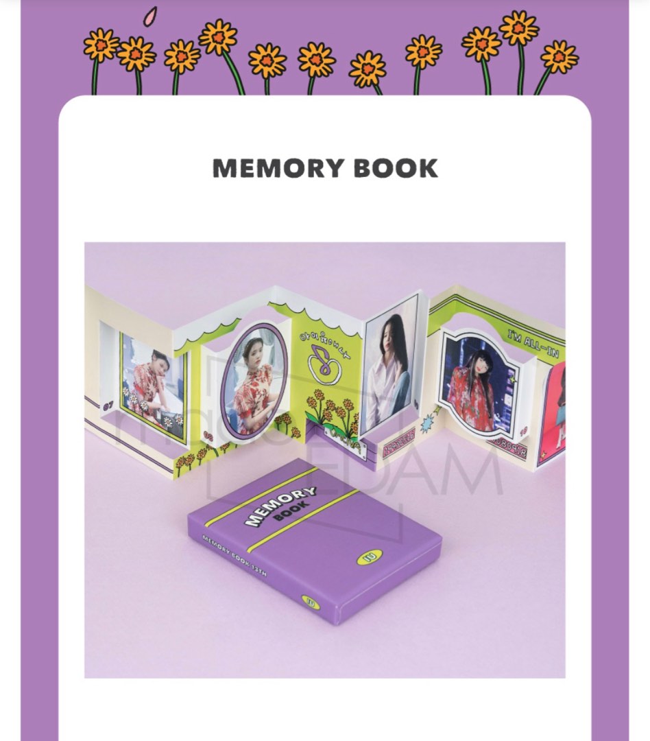 IU UAENA 4th gen 13th Anniversary MD - Memory book, Hobbies & Toys ...