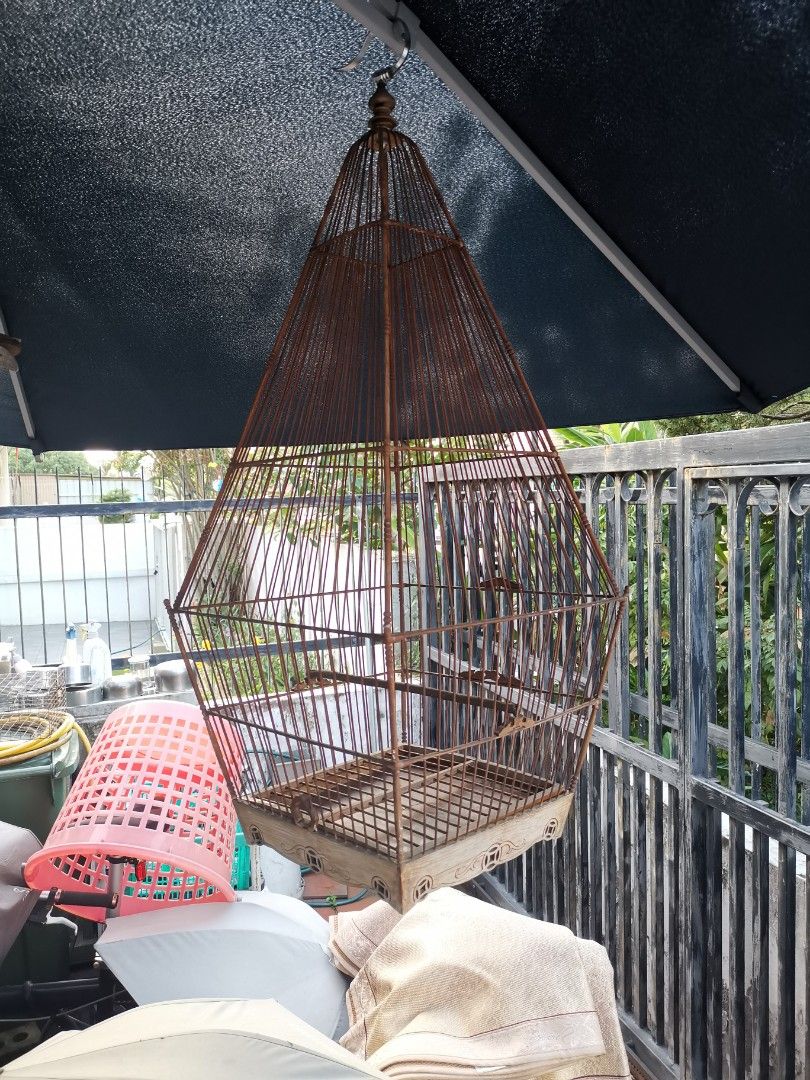 JUMBO BIRD CAGE 17 STICKS AND MERBOK ASSCESORY ALL $48, Pet Supplies ...
