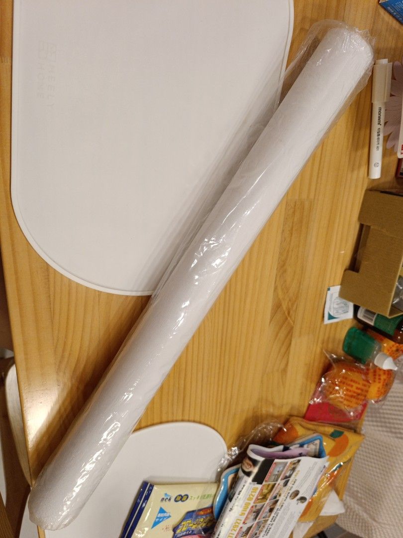 Laminate paper white colour w texture 60cm x 10 metre, Furniture & Home ...