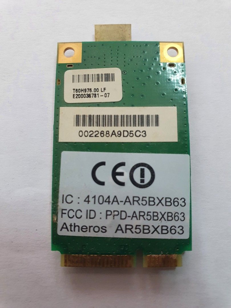 Laptop Wifi card / Intel AC 7260 / Intel Wifi Link 5100 / Atheros ...