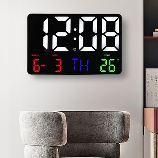LED Clock GH0712L - White , Black, Furniture & Home Living, Home Decor ...