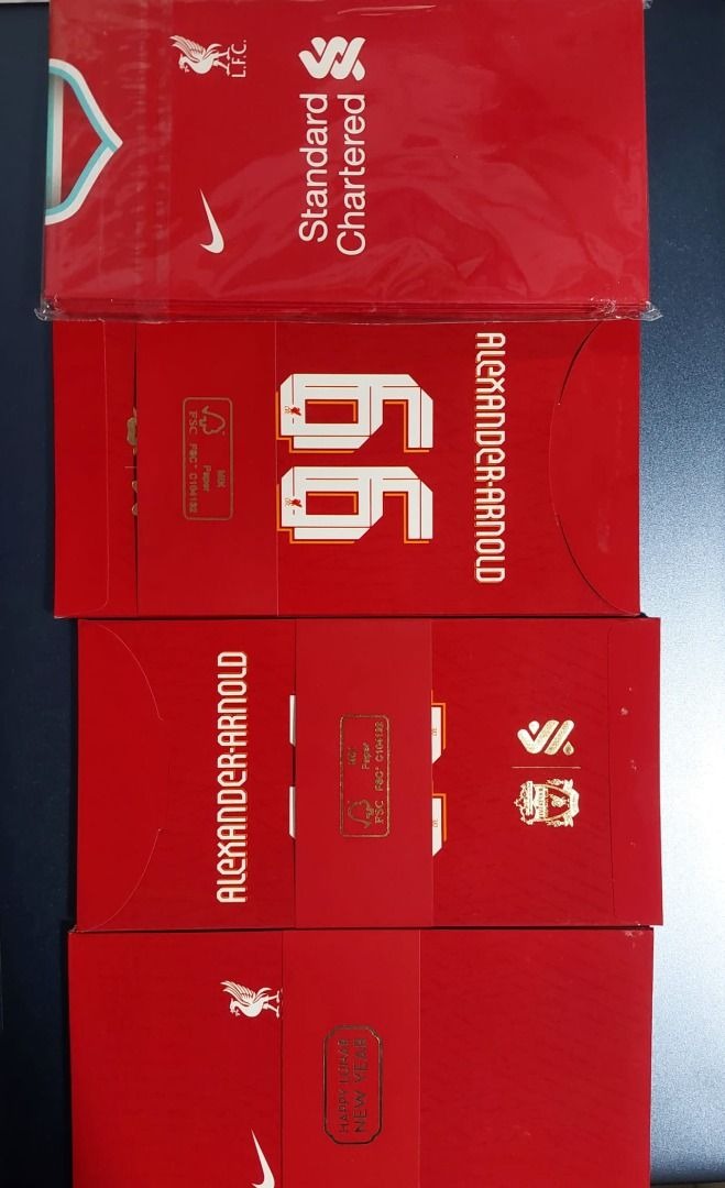 LFC Red Packets (Premium) Standard Chartered Bank Singapore, Hobbies ...