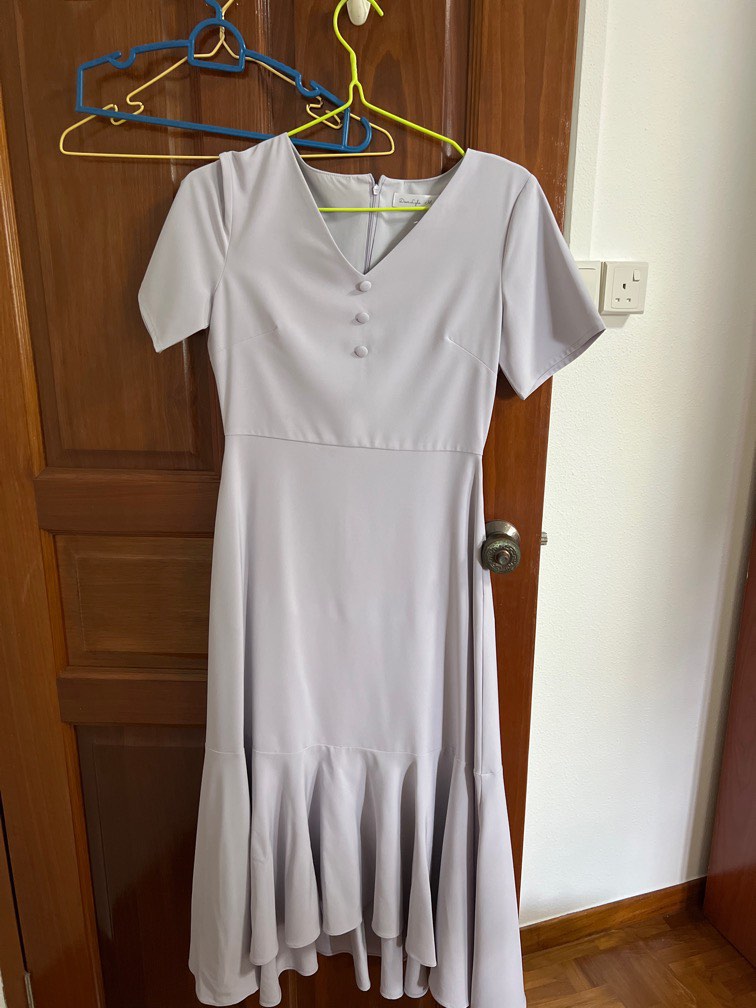 Lilac Dress (M) - Dear Lyla, Women's Fashion, Dresses & Sets, Dresses on Carousell