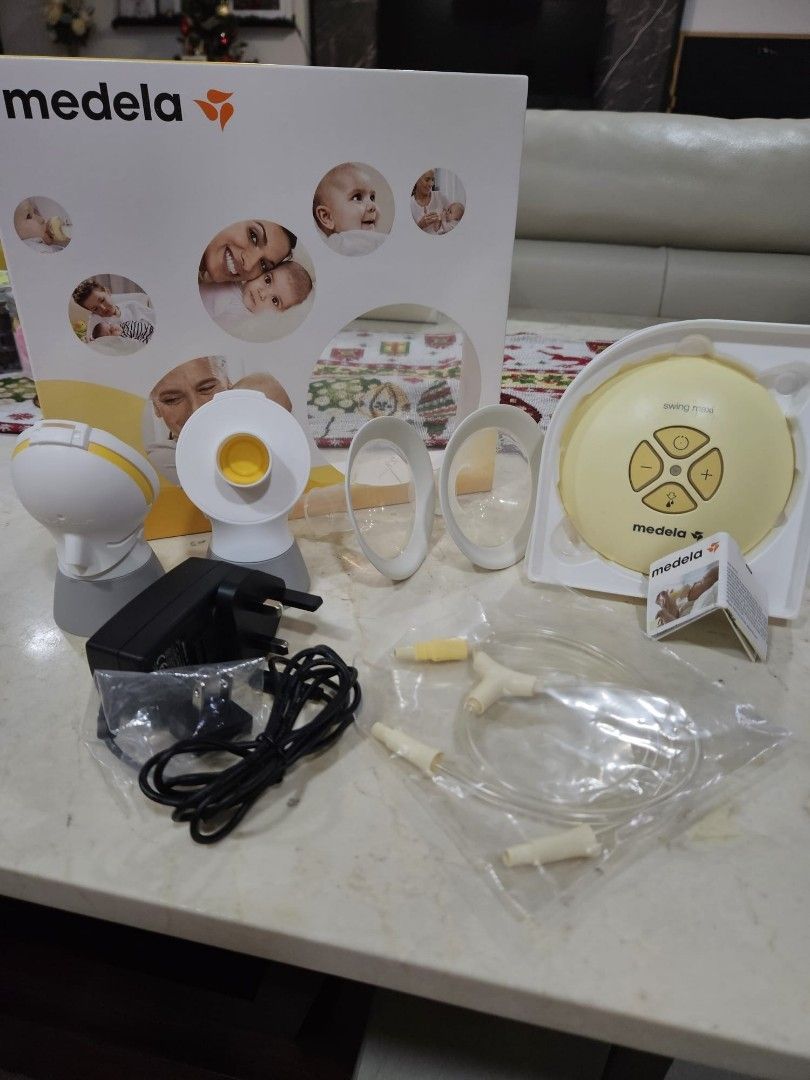 Medela Swing Maxi double electric breastpump complete set, Babies ...