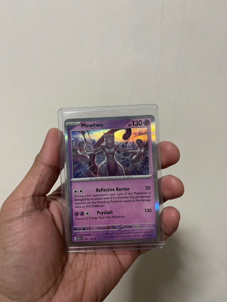 Mewtwo 151 Holo, Hobbies & Toys, Toys & Games on Carousell