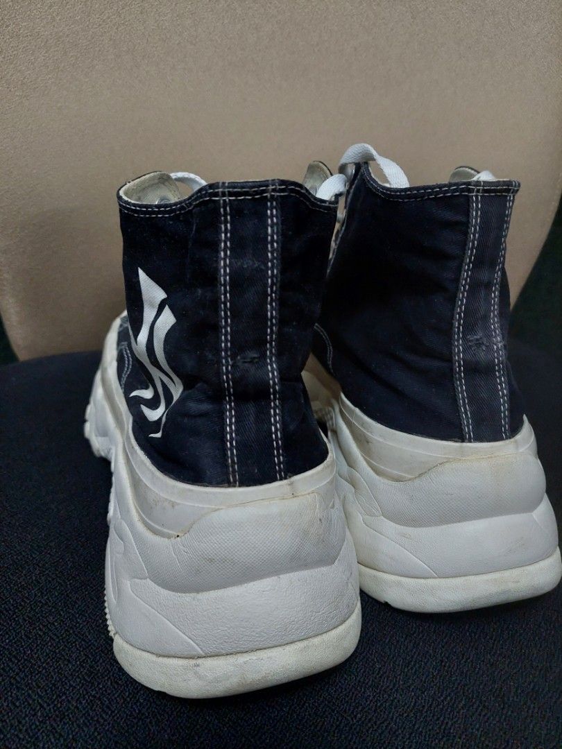 MLB shoes black platform, Women's Fashion, Footwear, Sneakers on Carousell