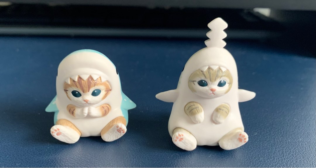 Mofusand figurine (shark), Hobbies & Toys, Toys & Games on Carousell