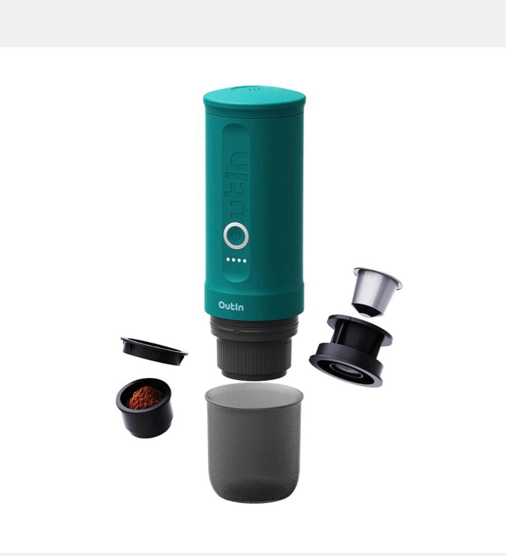 Nano Portable Espresso Machine (Teal), TV & Home Appliances, Kitchen ...
