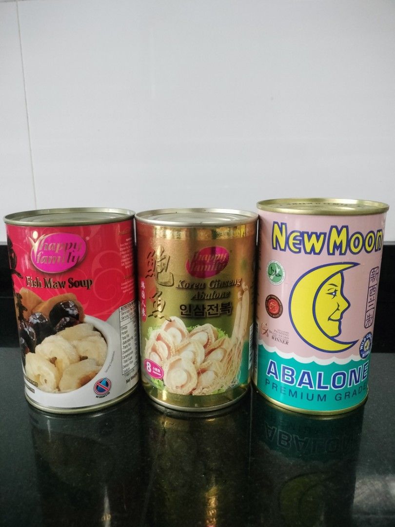 New Moon Abalone, Fish Maw, Korean Ginseng Abalone, Food & Drinks ...