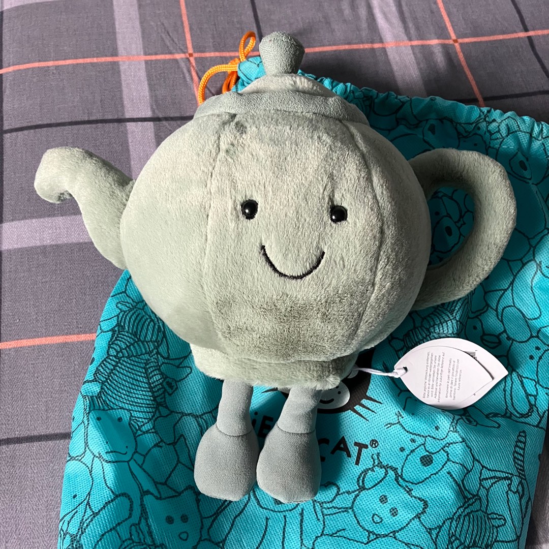 New with tags Jellycat amuseables teapot, Hobbies & Toys, Toys & Games ...