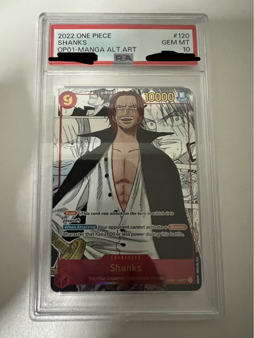 One Piece PSA 10 Manga Shanks English (Offer me) , Hobbies & Toys ...
