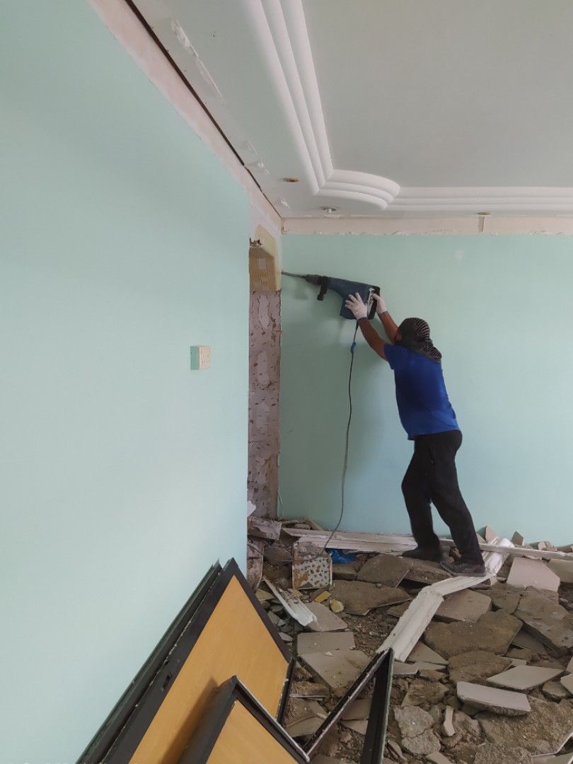 Partition wall/ceiling/painting/L-Box /smooth plaster/ epoxy coating ...