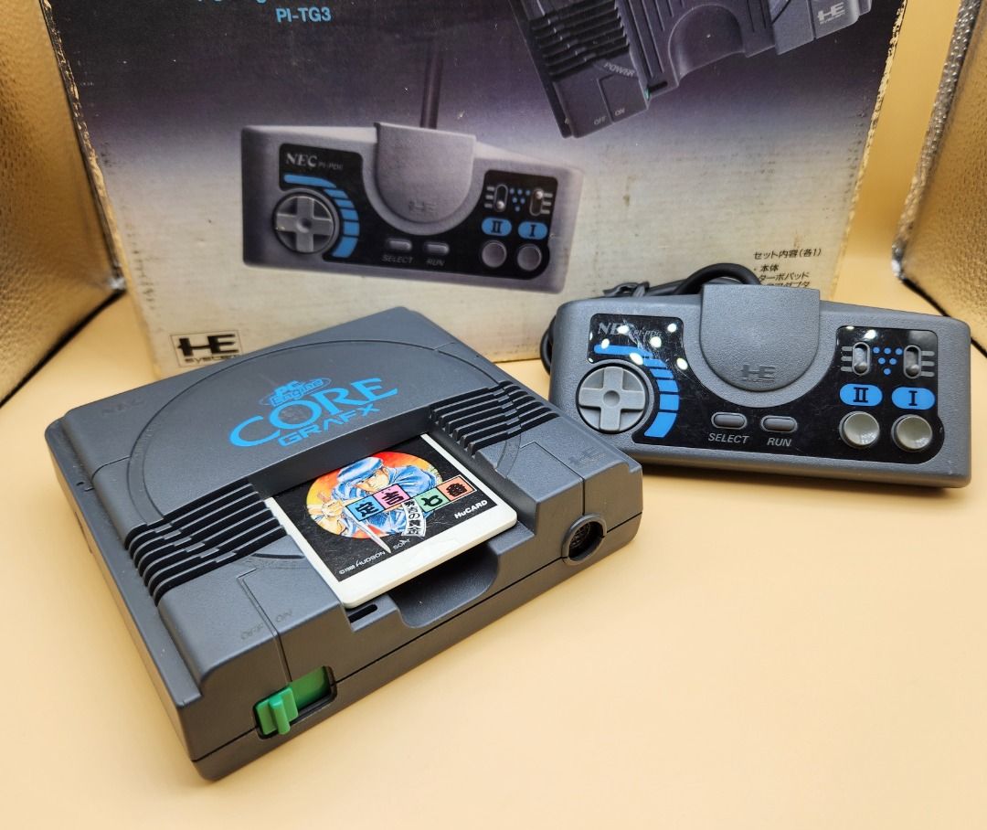 PCE TurboGrafx-16 PC Engine PCE Core Grafx PI-TG3 Console Game Set by NEC, Video Gaming, Video ...